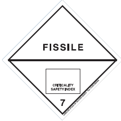 Class 7 Radioactive Hazardous Cargo Shipping Label, Cargo Agents ...